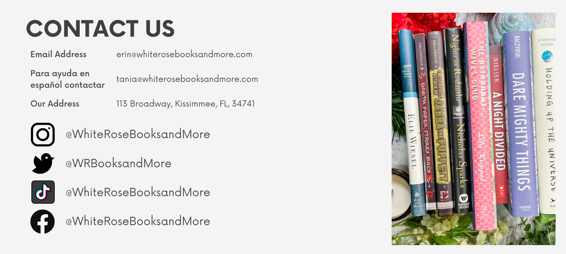 White Rose Books & More